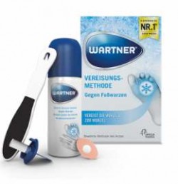 Wartner Spray gegen Fußwarzen vereist Fuß- und Dornwarzen bis zur Wurzel